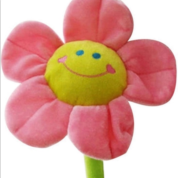 Other | Pink Plush Bendable Daisy Flower Brand New In Package Pink ...